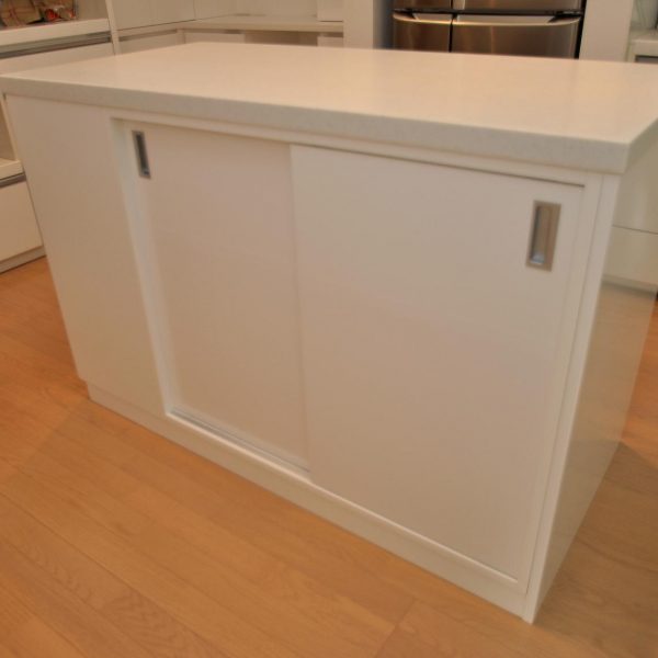 練馬区、アイランドカウンター造作・オーダー家具のハミルトン